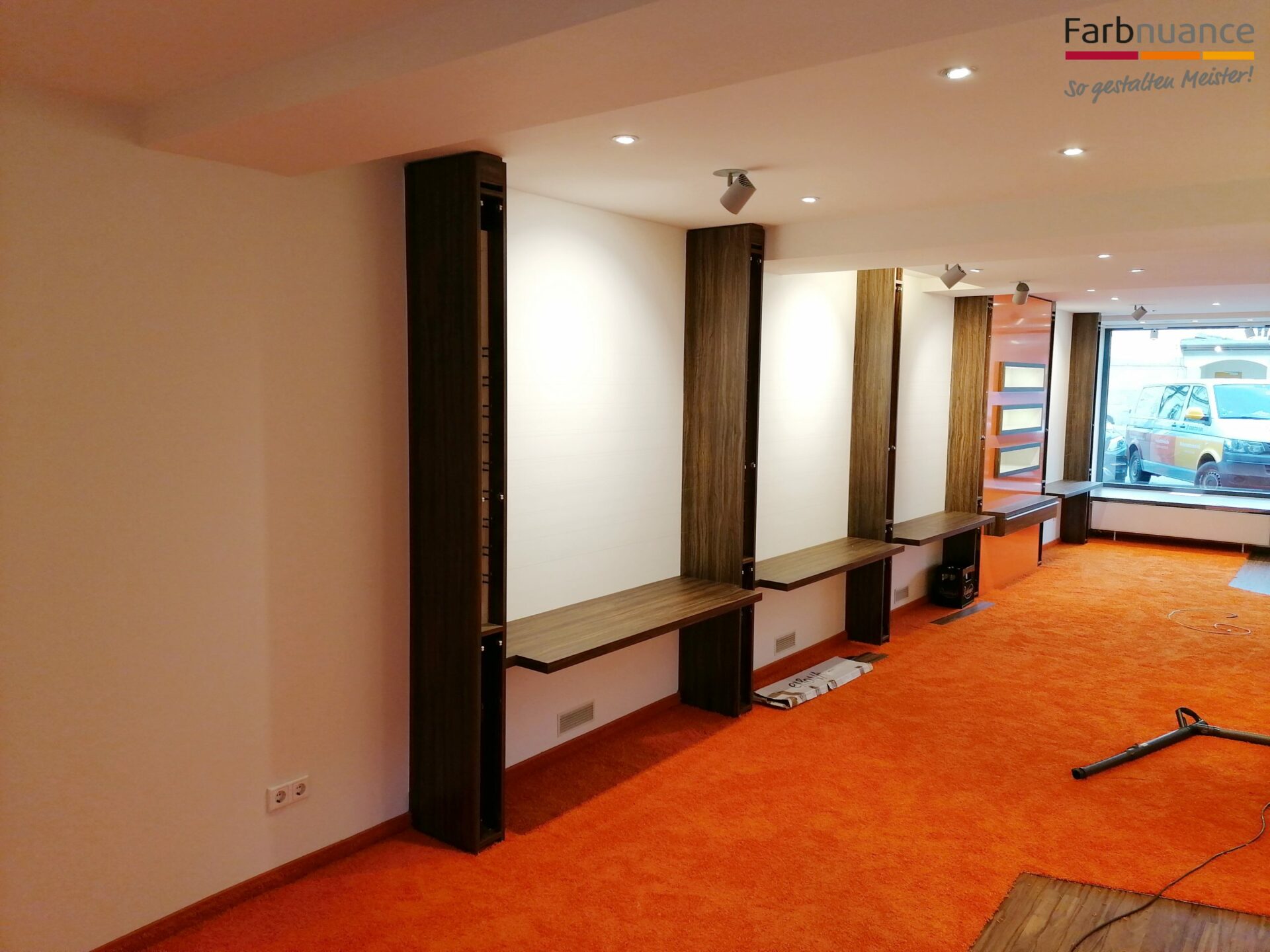 Renovierung des Optik-Studios Stein in Pirna - Farbnuance GmbH